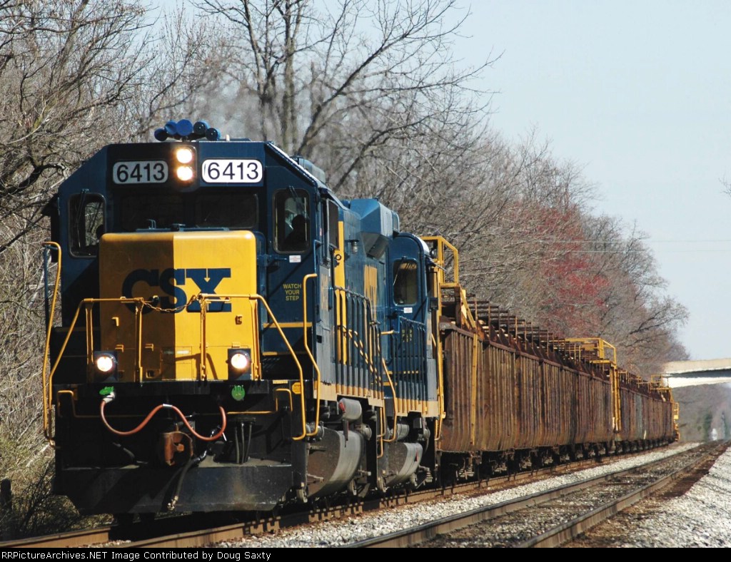 CSX 6413 Rail Train